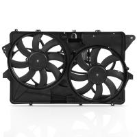 China Engine Radiator Cooling Fan Assembly with Shroud for Ford Flex 2009 3.5L Petrol for sale