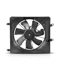 China Right A/C Condenser Cooling Fan Assembly with Shroud for Acura TSX 04-08 L4 2.4L for sale