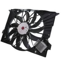 China Radiator Cooling Fan Assembly for Mercedes-Benz W211 E320 W221 S350 for sale