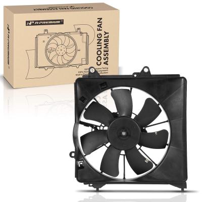 China A/C Condenser Cooling Fan Assembly with Shroud for Honda Fit 2009-2013 1.5L for sale