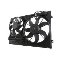 China Radiator Engine Cooling AC Fan Assembly for Audi VW A3 TT CC Tiguan Passat Bora for sale