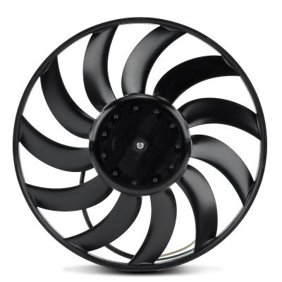 China Radiator Cooling Fan Assembly without Frame for Audi A6 05-11 A6 Quattro 3.2L for sale