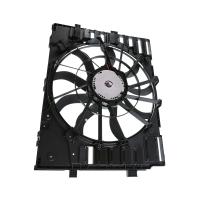 China Radiator Cooling Fan Assembly for Volkswagen Touareg 3.0L 3.6L 2011-2017 for sale