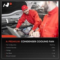 China Radiator & Condenser Cooling Fan Assembly for Mazda 6 2014-2020 L4 2.5L for sale