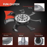 China Radiator Fan Clutch for Dodge Sprinter 2500 3500 2007-2008 Freightliner V6 3.5L for sale
