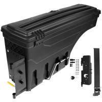 China Rear Passenger Truck Bed Storage Box ToolBox for Chevrolet GMC C/K Ford F-150 for sale