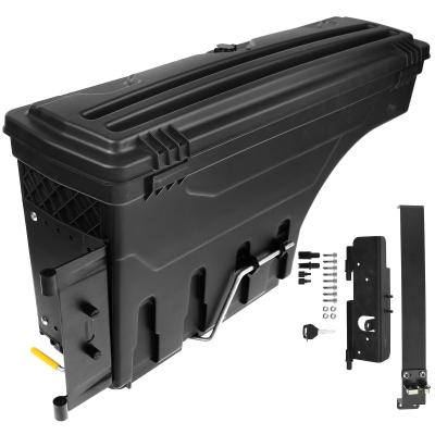 China Rear Passenger Truck Bed Storage Box ToolBox for Chevrolet GMC C/K Ford F-150 for sale