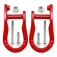China 2x Red Front Tow Hooks for Chevy Silverado GMC Sierra 1500 2007-2019 for sale