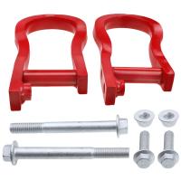 China 2x Red Front Tow Hooks for Chevy Silverado GMC Sierra 1500 2007-2019 for sale