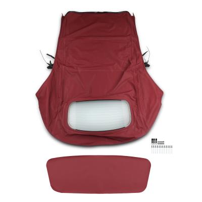 China Burgundy Convertible Soft Top with Glass Window for Volkswagen Beetle 2003-2010 for sale