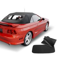 China Black Convertible Soft Top with Glass Window for Ford Mustang 1994-2004 for sale