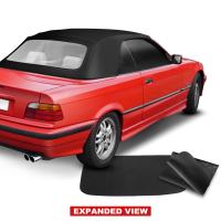 China Convertible Soft Top w/ Plastic Window for BMW E36 318i 323i 325i 328i M3 Black for sale