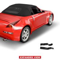 China Convertible Soft Top with Plastic Window for Nissan 350Z 2004-2009 Black for sale