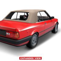 China Convertible Soft Top with Clear Plastic Window for BMW E30 E36 318i 325i Tan for sale
