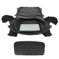 China Black Convertible Soft Top with Glass Window for Toyota MR2 Spyder 2000-2006 for sale