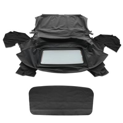 China Black Convertible Soft Top with Glass Window for Toyota MR2 Spyder 2000-2006 for sale