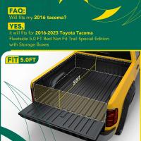 China 5.17 FT Bed Soft Roll-up Tonneau Cover for Toyota Tacoma 2016-2022 for sale