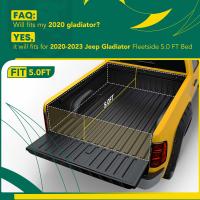 China 5 FT Soft Roll-up Tonneau Cover with Auto Locking for Jeep Gladiator 2020-2022 for sale
