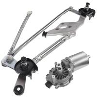 China 2x Front Windshield Wiper Linkage & Motor Assembly for Toyota Corolla 2009-2013 for sale