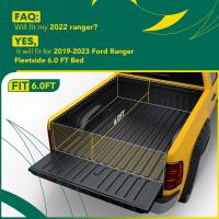 China 6.09 FT Bed Soft Roll-up Tonneau Cover with Auto Locking for Ford Ranger 19-23 for sale