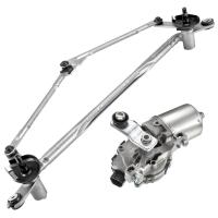 China 2x Front Windshield Wiper Linkage & Motor Assembly for Kia Sorento 11-15 2.4L for sale
