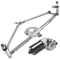 China 2x Front Windshield Wiper Linkage & Motor Assembly for Volkswagen Jetta 02-05 for sale