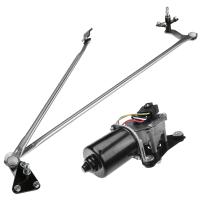 China 2x Front Windshield Wiper Linkage & Motor Assembly for Nissan D21 Pathfinder for sale