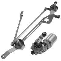 China 2x Front Windshield Wiper Linkage & Motor Assembly for Cadillac XTS 13-17 3.6L for sale