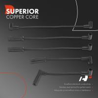 China 5x Spark Plug Wire Set for Jeep Wrangler 2001-2002 Dodge Dakota 2002 L4 2.5L for sale