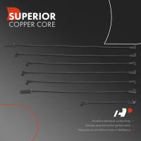 China 7x Spark Plug Wire Set for Chevrolet C1500 C2500 R10 V10 GMC K1500 K2500 R1500 for sale