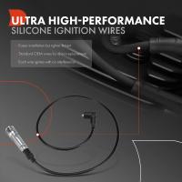 China 10x Spark Plug Wire Set for Mercedes-Benz 380SE 84-85 450SE 450SL 500SEC W126 for sale