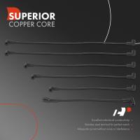 China 6x Spark Plug Wire Set for GMC C15 C1500 C25 C2500 C35 C3500 Jimmy K15 K1500 K25 for sale