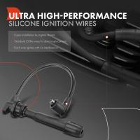 China 4x Spark Plug Wire Set for Hyundai Elantra Tiburon Tucson Kia Spectra Sportage for sale