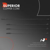 China 4x Spark Plug Wire Set for Buick Skyhawk 1987-1989 Chevrolet Cavalier Pontiac for sale