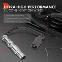 China 16x Spark Plug Wire Set for Mercedes-Benz W202 W210 CL500 98-05 CLS500 S500 G500 for sale