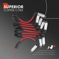 China 8x Spark Plug Wire Set for Chevy Silverado GMC Sierra 1500 Yukon 4.8L 5.3L 6.0L for sale