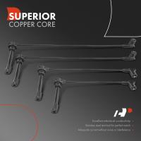 China 4x Spark Plug Wire Set for Dodge Attitude 2006-2011 Verna 04-06 Hyundai Accent for sale