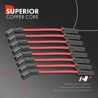 China 8x Spark Plug Wire Set for Chevrolet Camaro 98-02 Corvette Pontiac Firebird 5.7L for sale