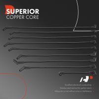 China 9x Spark Plug Wire Set for Ford F-150 F-350 E-350 Econoline Lincoln Mercury 7.5L for sale