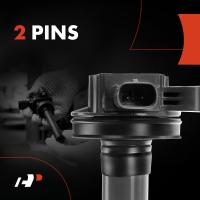 China 6x Ignition Coils with 2 Pins for Ford Edge F-150 Explorer Mazda Lincoln Mercury for sale