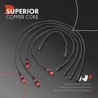 China 5x Spark Plug Wire Sets for Volkswagen Beetle Transporter Porsche 912 1.6L 1.2L for sale