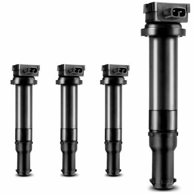 China 4x Ignition Coils with 2 Pins for Hyundai Accent Rio Rio5 L4 1.6L 2006-2011 for sale