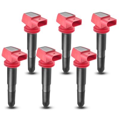 China 6x Ignition Coils with 4 Pins for Porsche Cayenne 2008-2018 Panamera 2010-2016 for sale