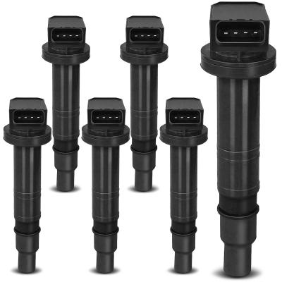 China 6x Ignition Coils with 4 Pins for Toyota 4Runner FJ Cruiser Tacoma Tundra 4.0L for sale