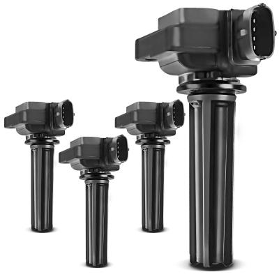 China 4x Ignition Coils with 4 Pins for Saab 9-3 9-3X 03-11 Cadillac 07-08 2.0L Turbo for sale