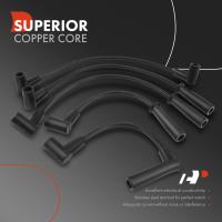 China 5x Spark Plug Wire Set for Jeep Cherokee 91-00 Wrangler TJ Dodge Dakota L4 2.5L for sale