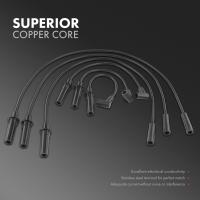 China 6x 7mm Spark Plug Wire Set for Jeep Wrangler 2007-2011 V6 3.8L for sale