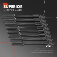 China 8x Spark Plug Wire Set for Chevrolet Corvette 2009-2011 V8 6.2L Supercharged for sale