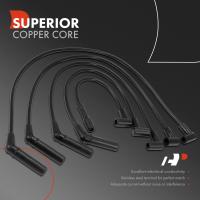 China 5x Spark Plug Wire Set for Chevrolet Geo Spectrum Isuzu Stylus Pontiac 1.5L 1.6L for sale