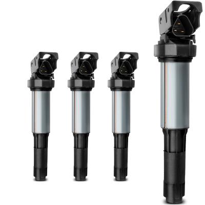 China 4x Ignition Coils with 3 Pins for BMW E53 E60 E63 E65 B322 C1404 for sale